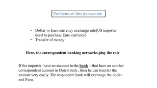 Correspondent banking relationship | PPTX