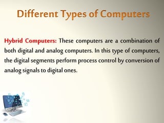 Different Types Of Computers And Their Pictures