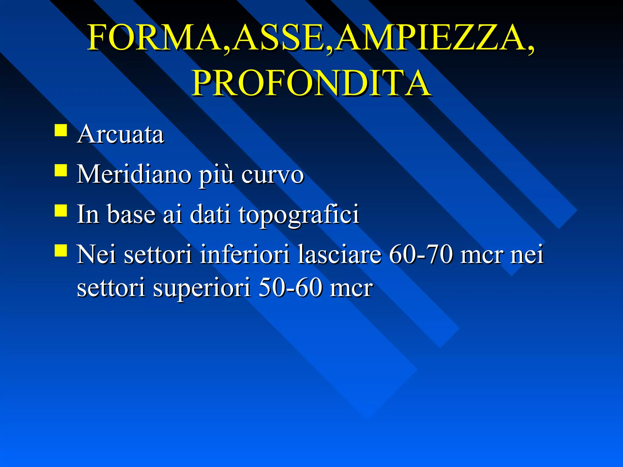 Correzione astigmatismo post cheratoplastica (PK, DALK) | PPT