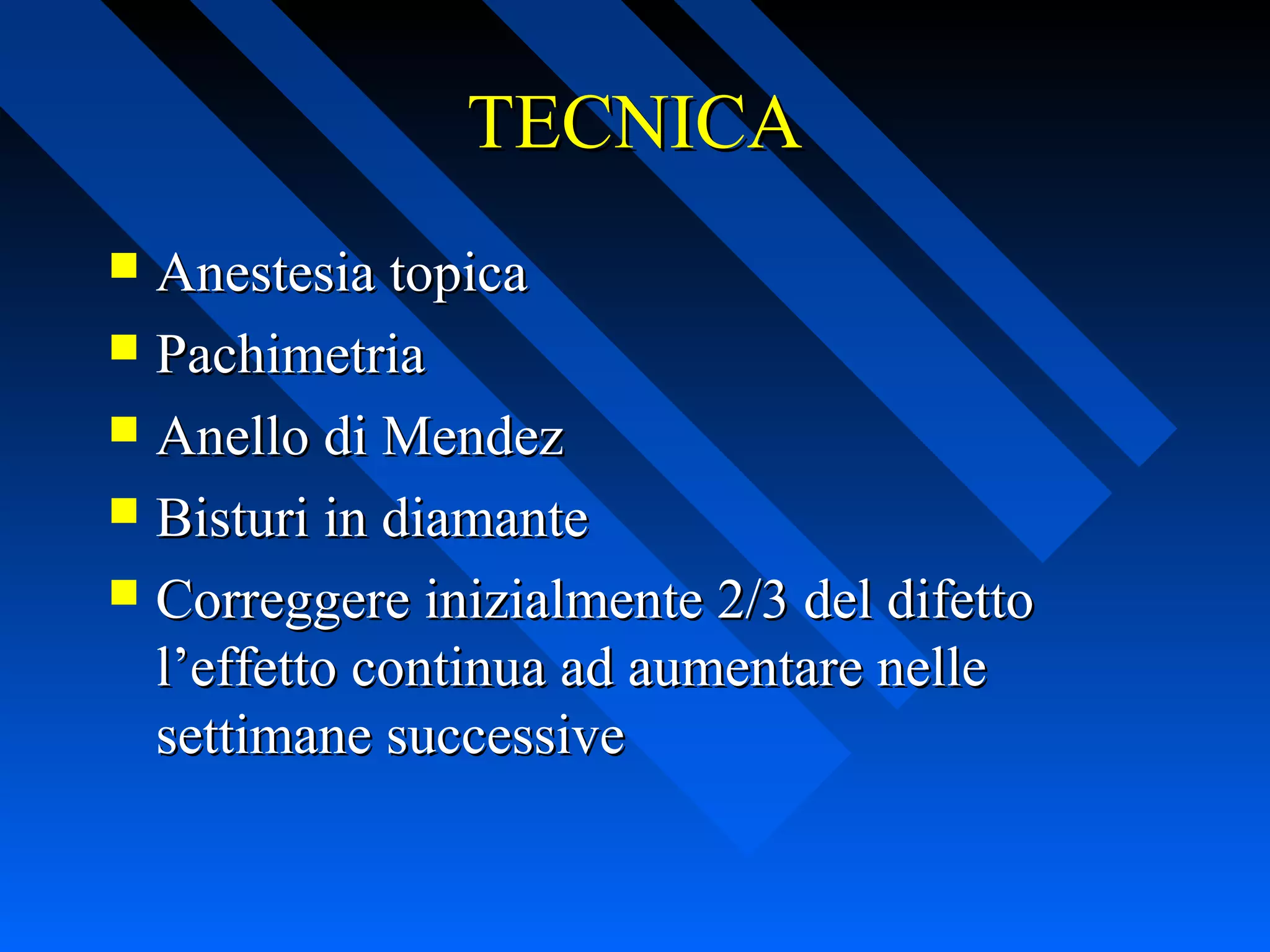 Correzione astigmatismo post cheratoplastica (PK, DALK) | PPT