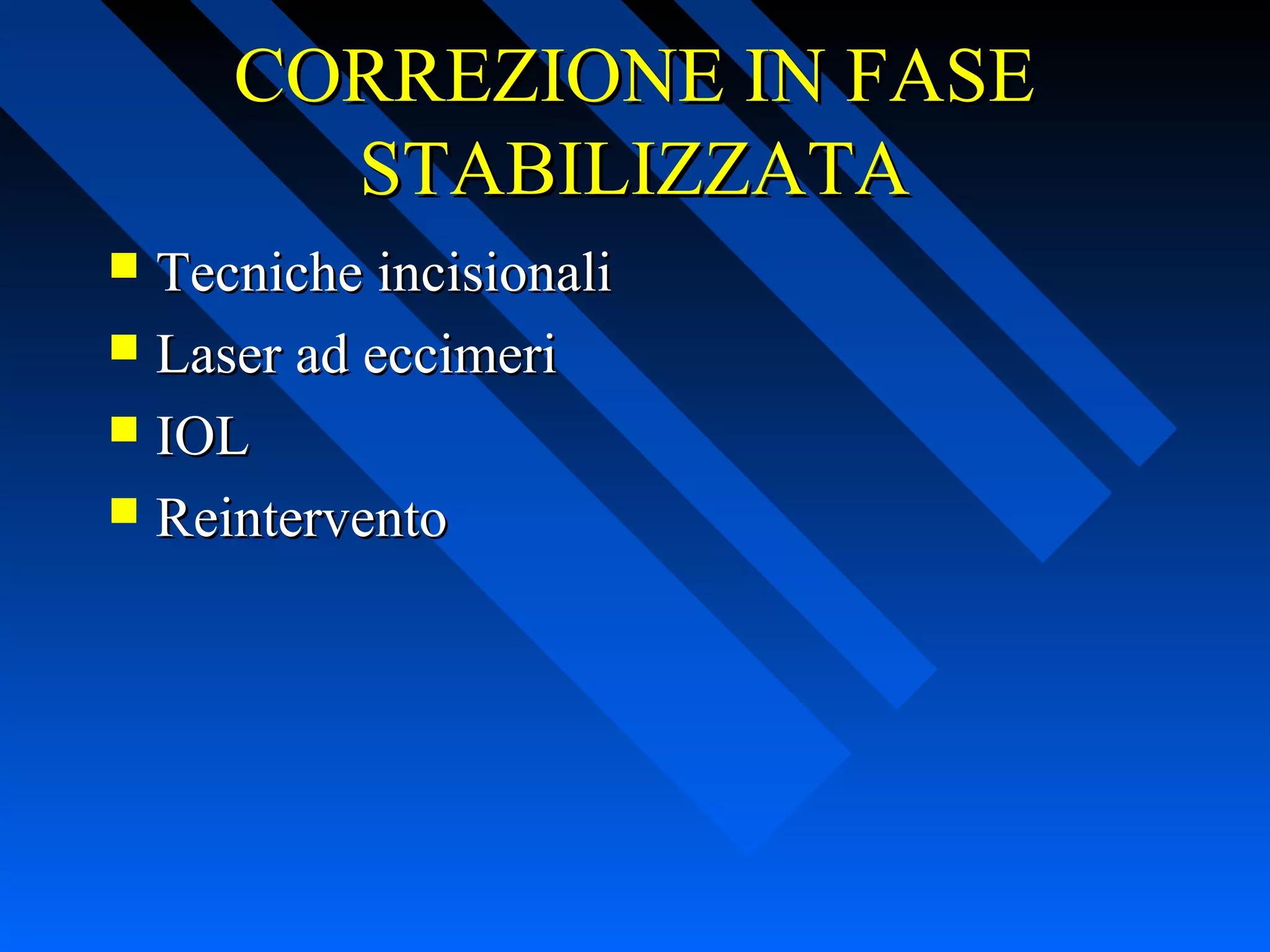 Correzione astigmatismo post cheratoplastica (PK, DALK) | PPT
