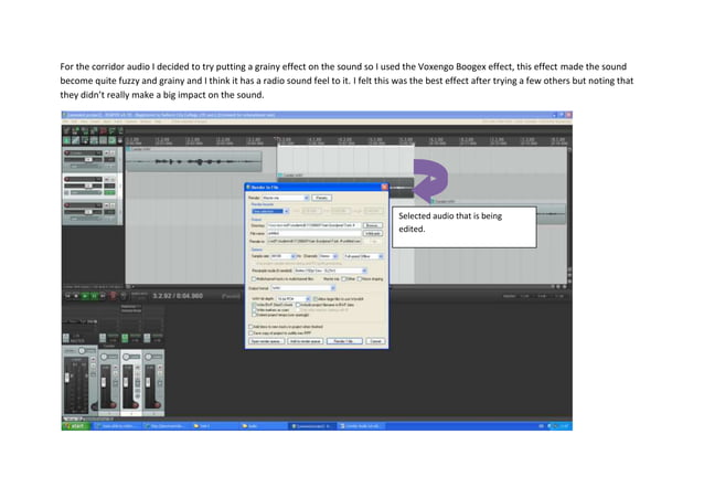 Corridor audio 1st edited | DOCX