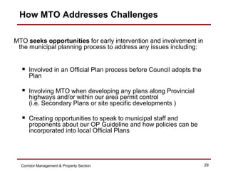 Corridor managment 101 | PDF