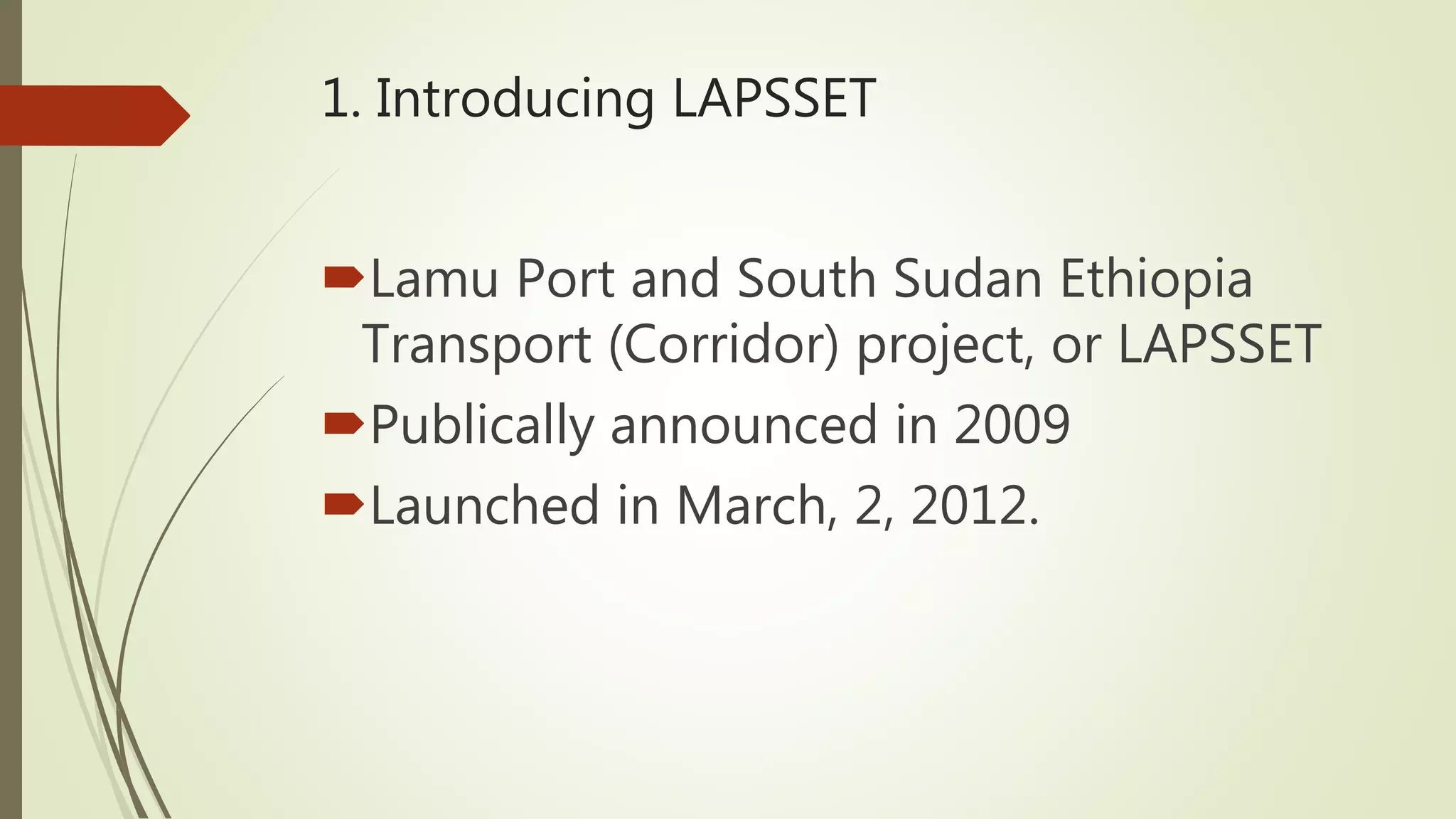 Corridors:Large-scale infrastructure projects and struggles for land | PPT