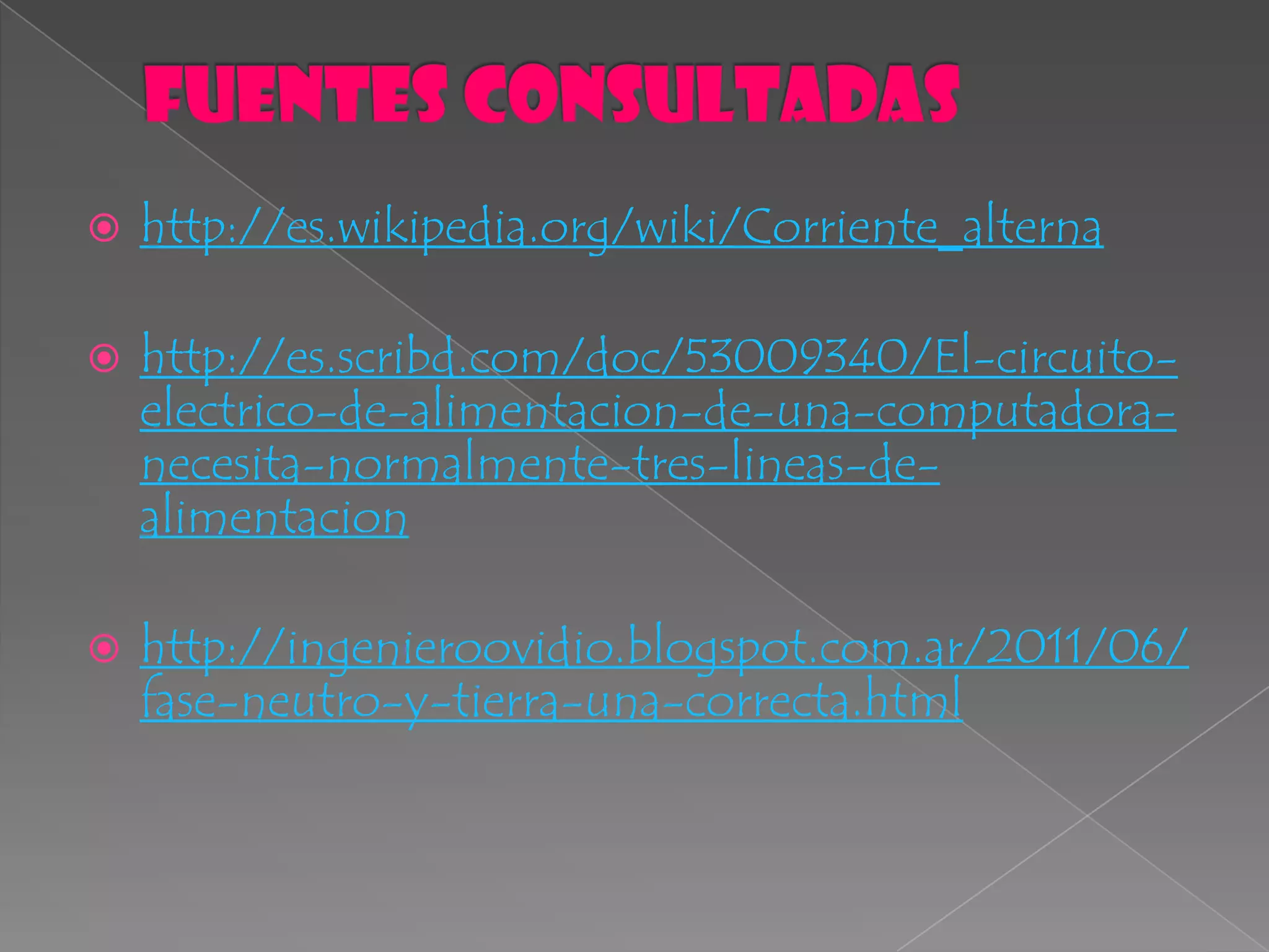 Corriente de línea y corriente interna | PPTX
