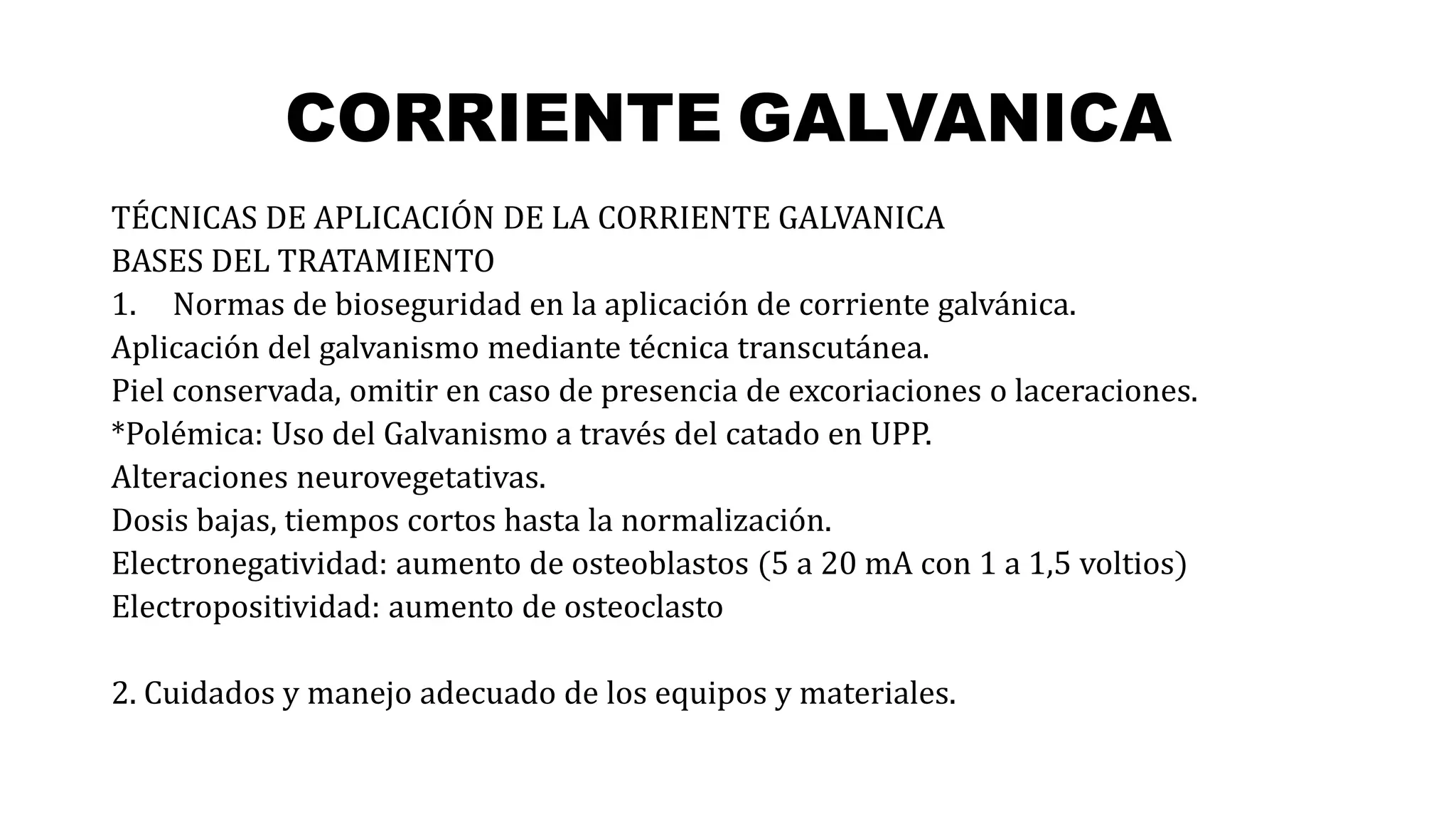 Corriente Galvanica Pptx