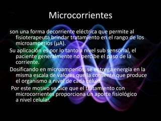 Corrientes de baja frecuencia | PPTX
