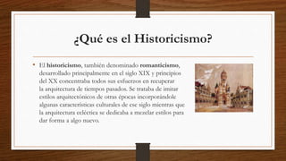 Corrientes historicistas. mariela bochaga | PPTX