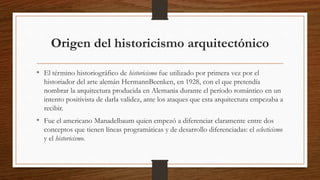 Corrientes historicistas. mariela bochaga | PPTX
