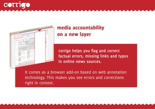 corrigo goes MoJo | PPT