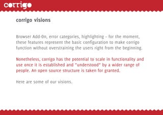 corrigo goes MoJo | PPT