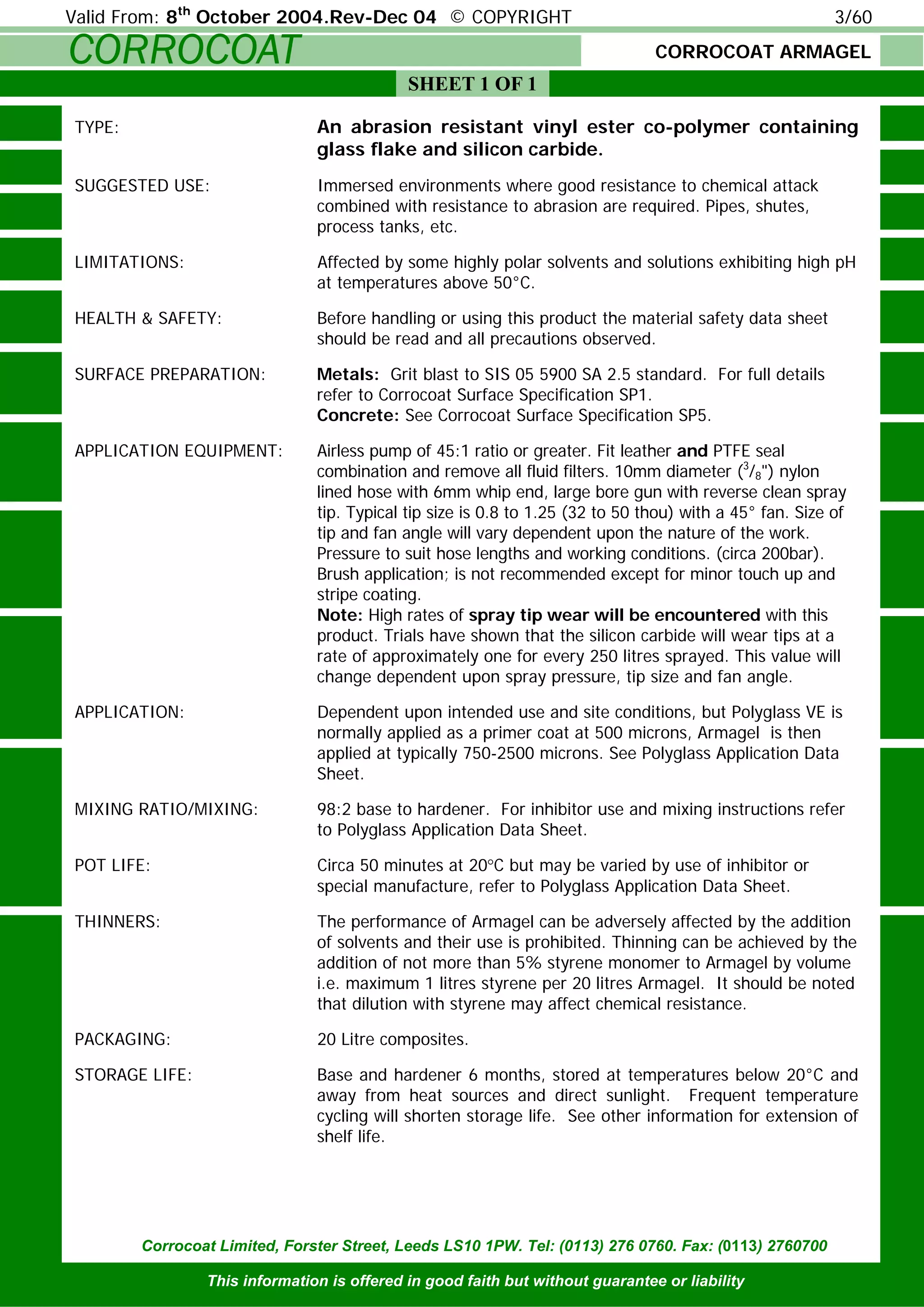 Armagel - corrosion protection | PDF