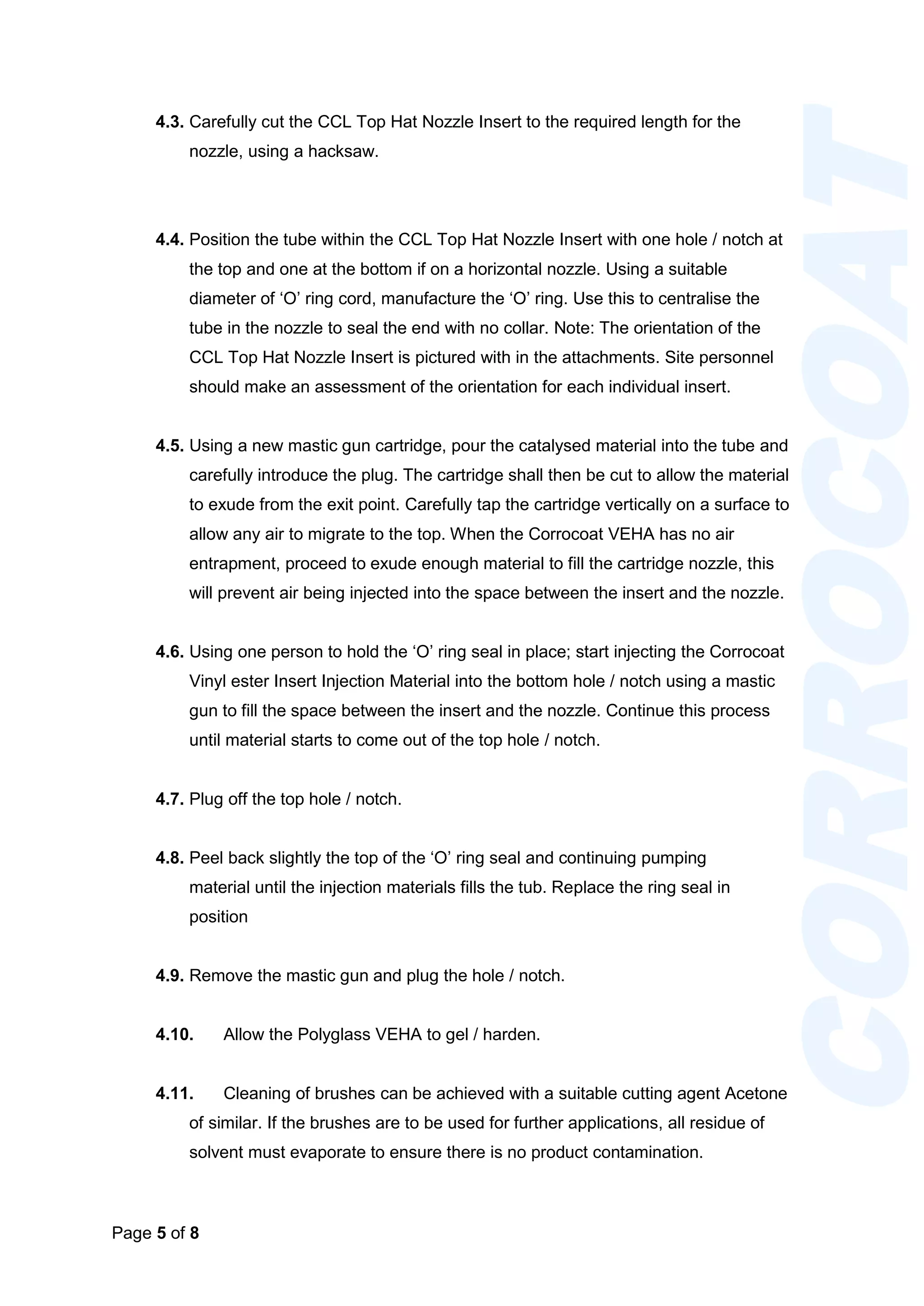 Corrocoat Composite Nozzle Insert | PDF