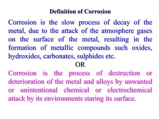 Corrosion-Dr. Surendran Parambadath | PPTX
