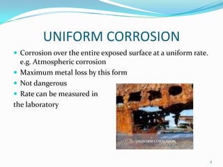 Corrosion types & prevention | PDF