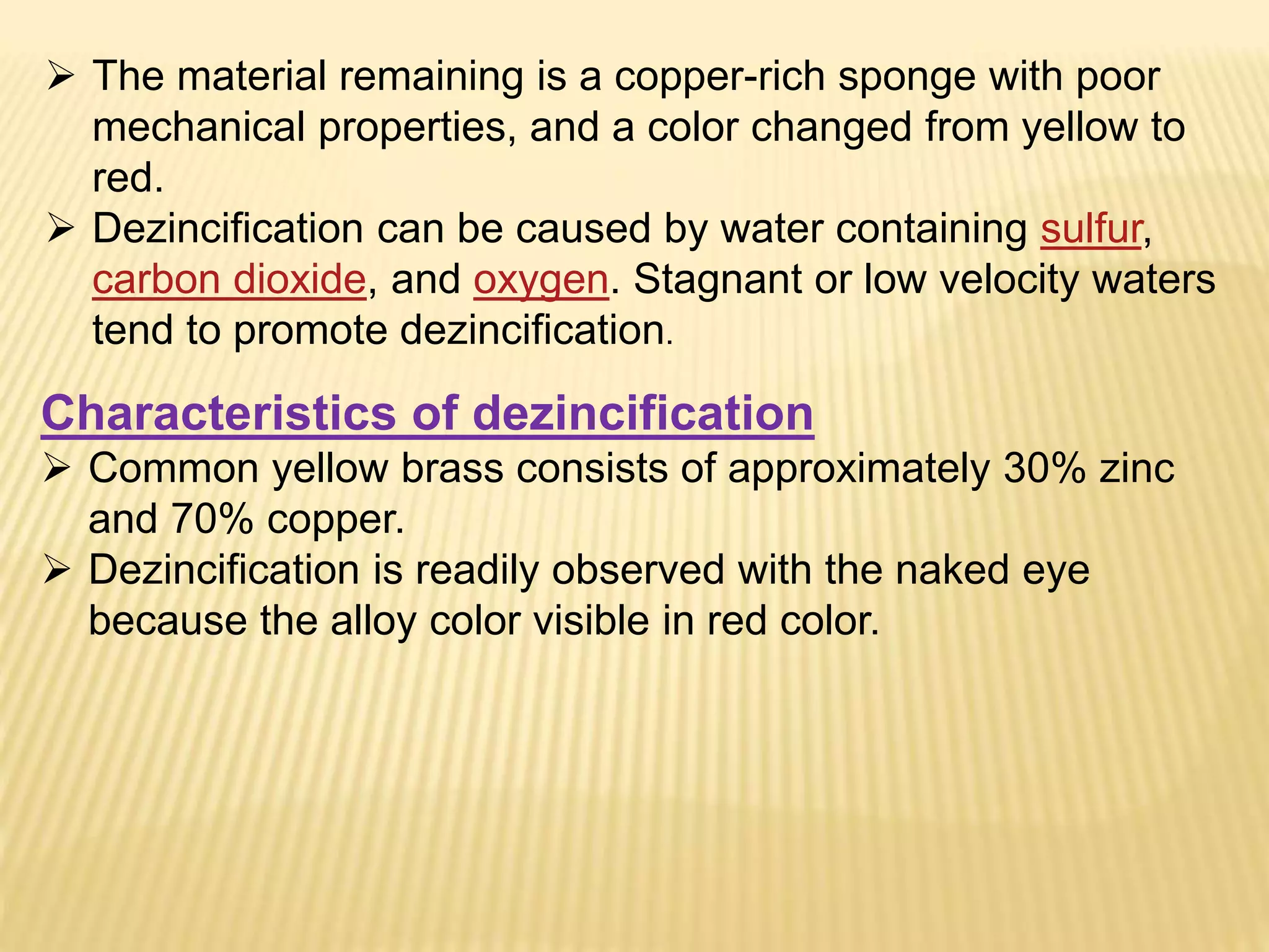 selective leaching type corrosion | PPTX