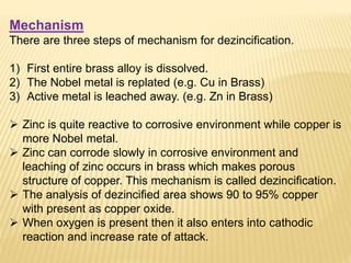 selective leaching type corrosion | PPTX