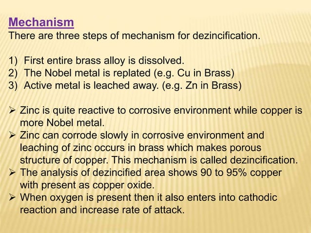 selective leaching type corrosion | PPT