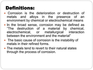 Corrosion | PPTX