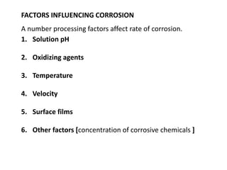 Corrosion | PPTX