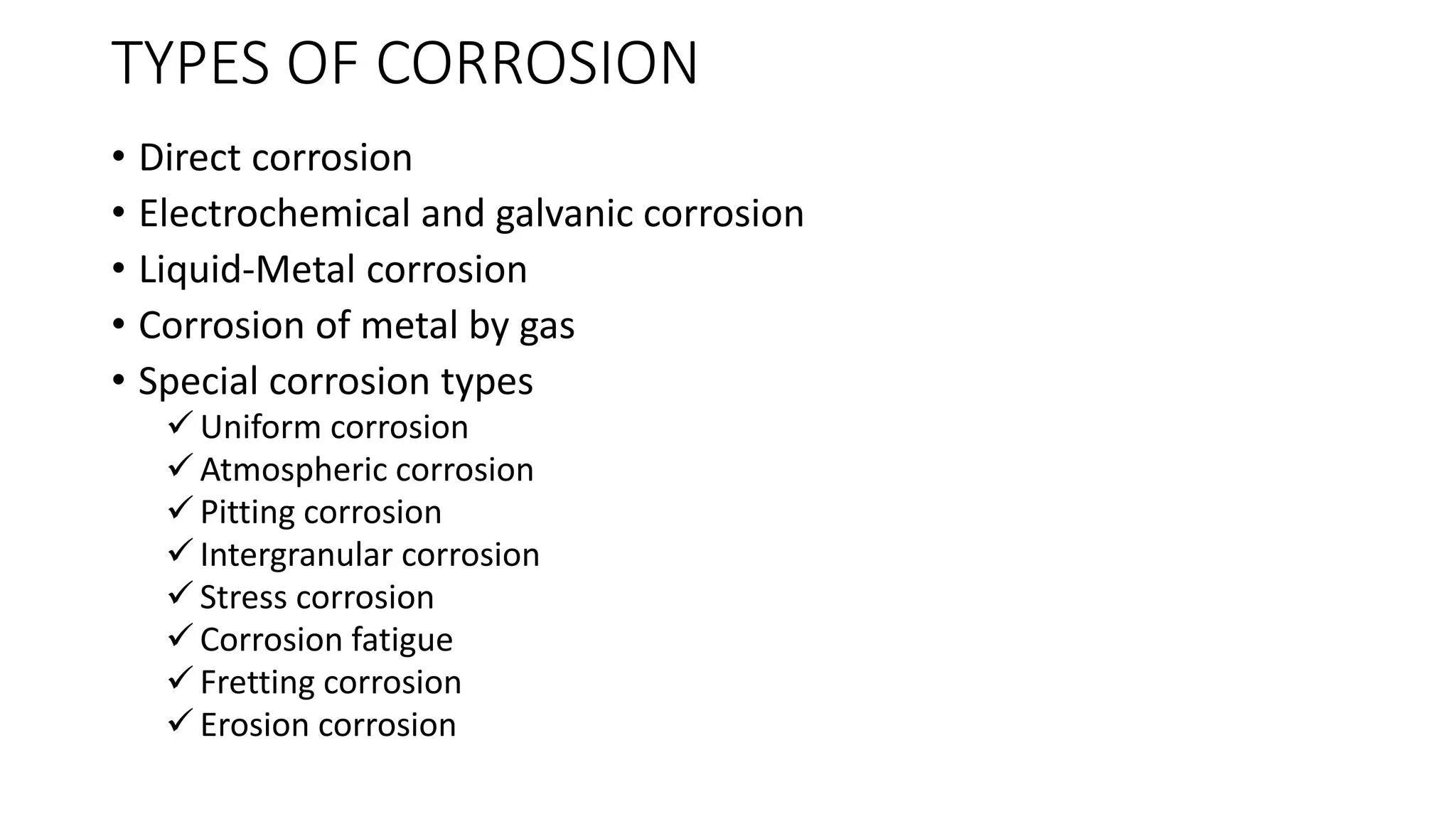 Corrosion in Metal | PPTX