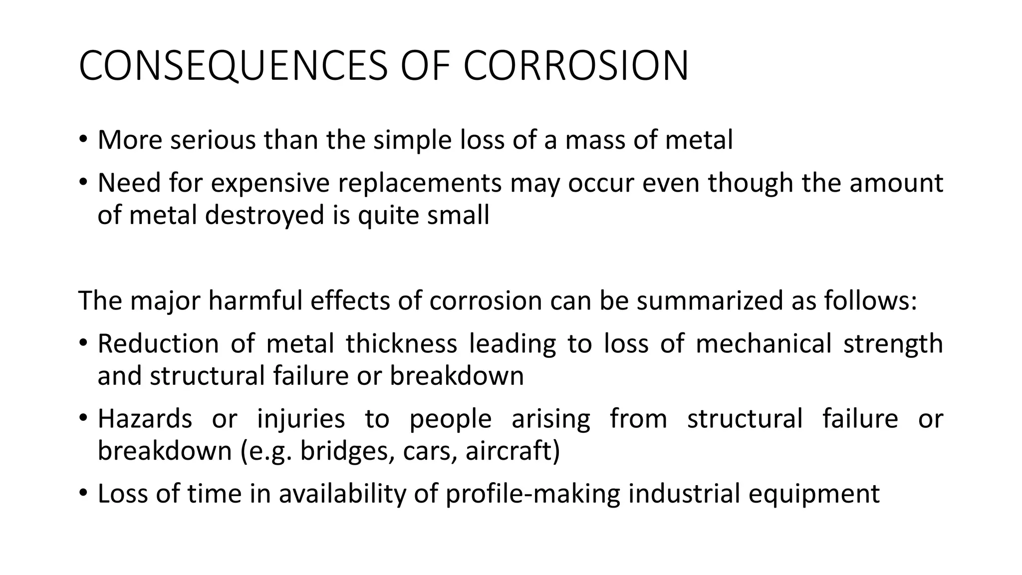 Corrosion in Metal | PPTX