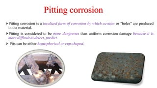 Corrosion and it's type | PPTX