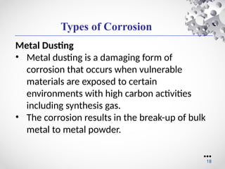 Corrosion engineering presentation - power point | PPTX