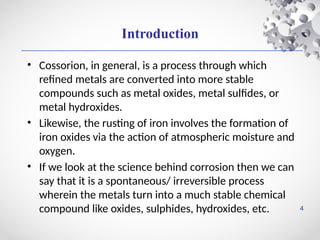 Corrosion engineering presentation - power point | PPTX