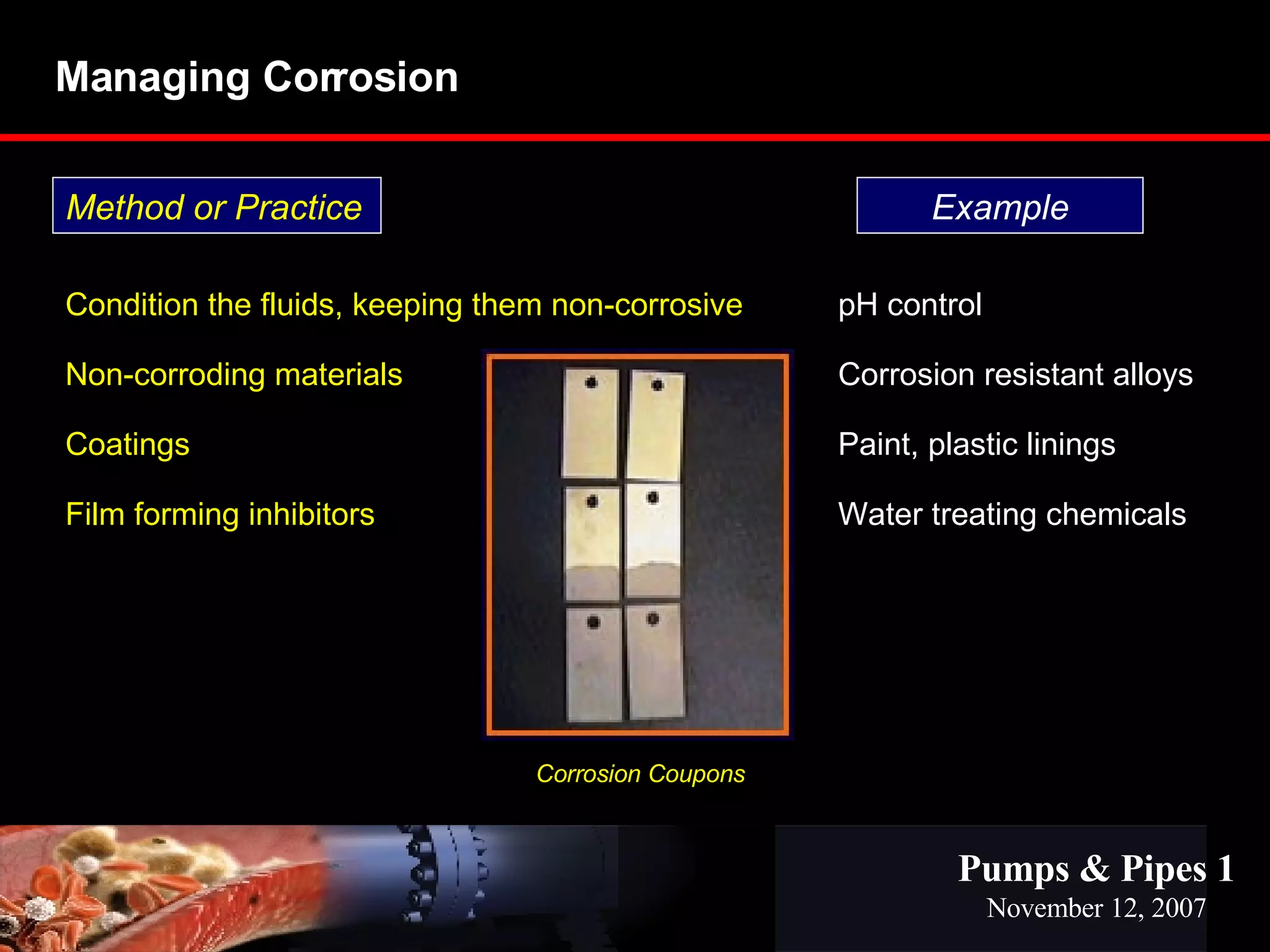 Corrosion and Scale, pumpsandpipesmdhc | PPT