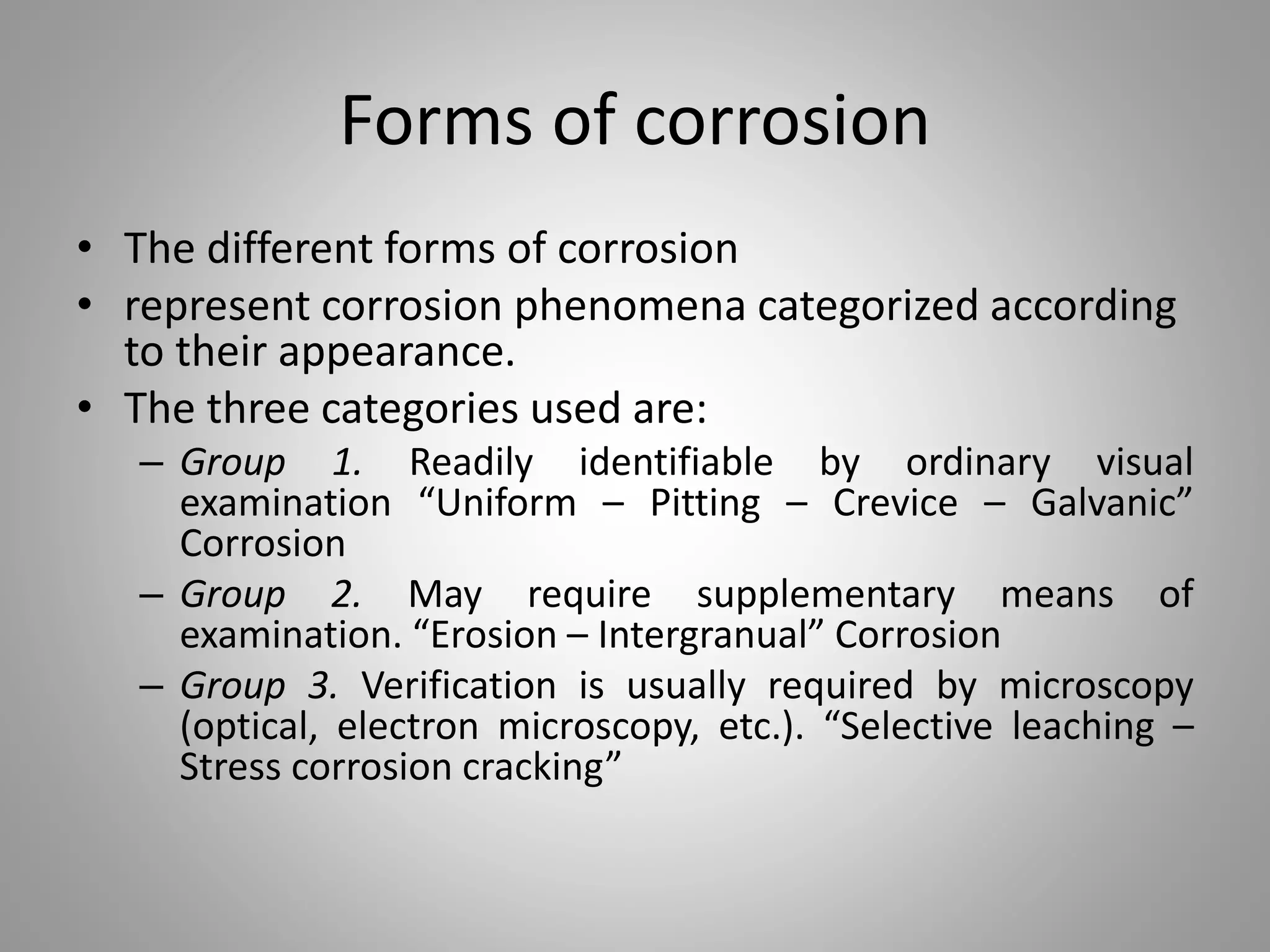 Corrosion metallurgy | PPTX