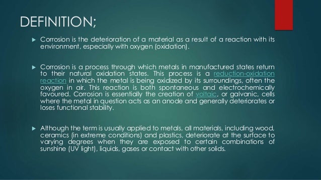 Ppt Corrosion And Degradation Of Materials Powerpoint