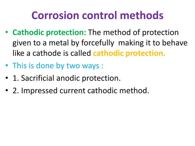 Corrosion and its control | PPTX