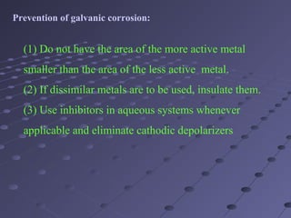 Corrosion And Its Prevention (Electrochemical Interpretation) | PPT