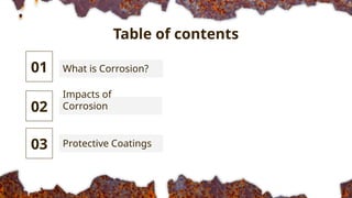 Corrosion and Preventqwing coatings.pptx | Chemistry | Science