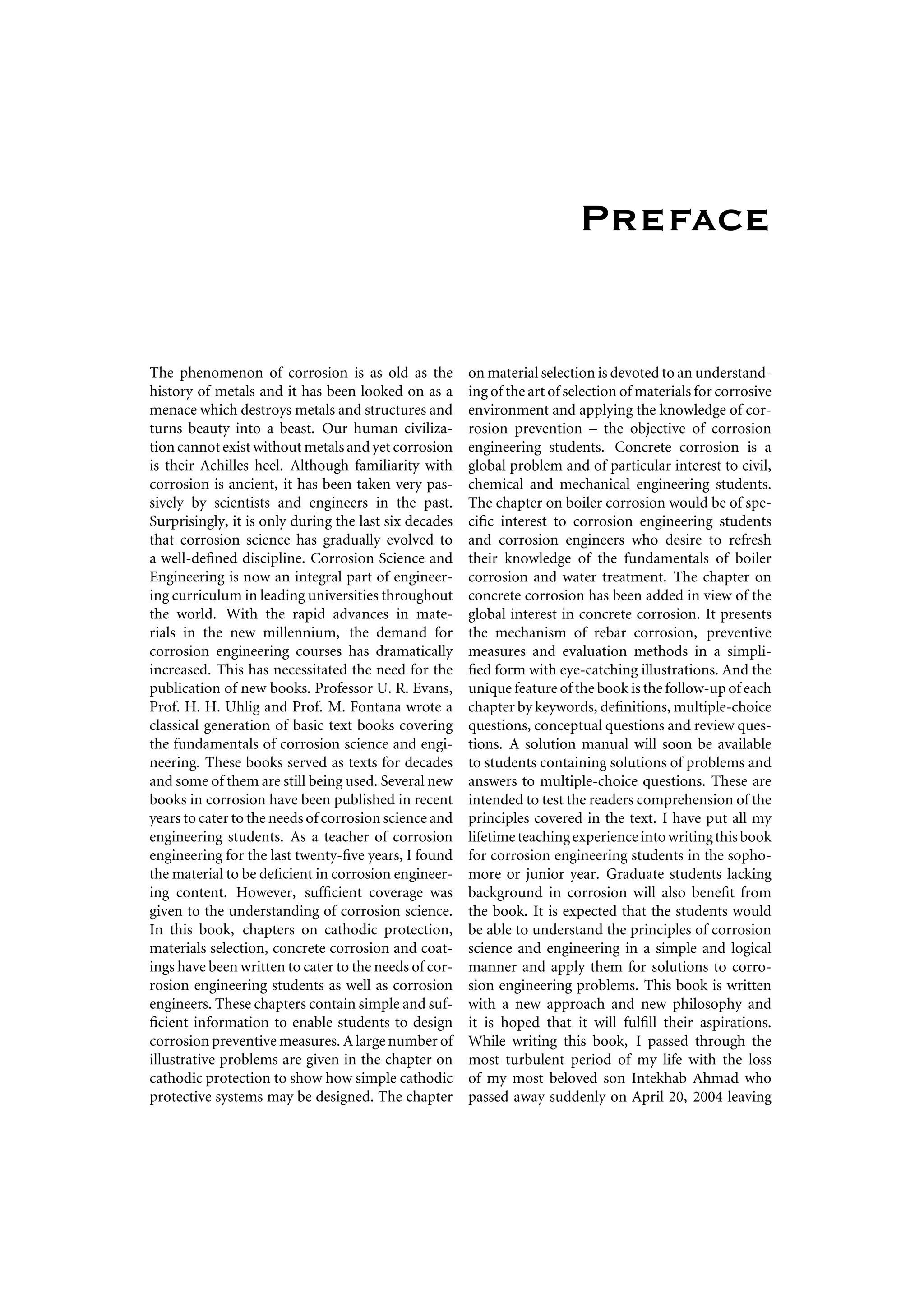 Principles of Corrosion Engineering and Corrosion Control | PDF