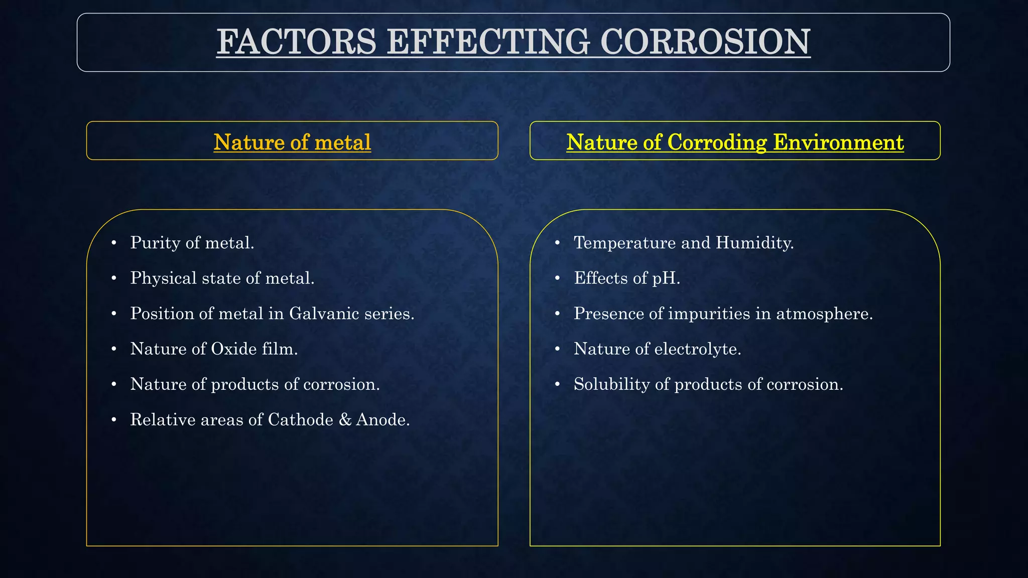 Corrosion Chemistry : Its Causes and Remedy | PPTX