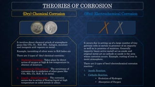 Corrosion Chemistry : Its Causes and Remedy | PPTX | Chemistry | Science