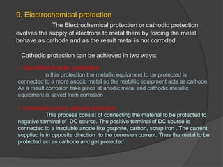 Corrosion control | PPTX