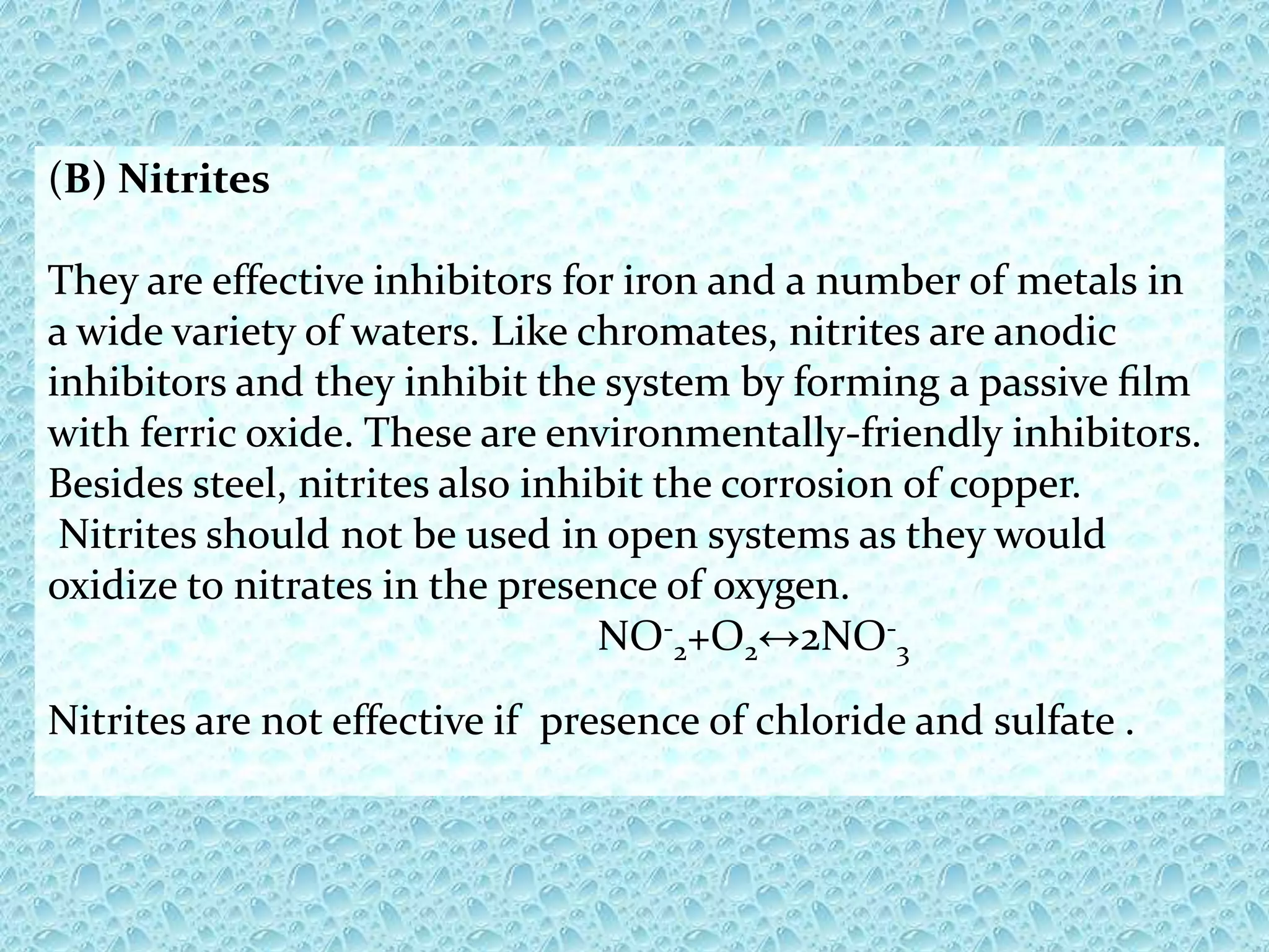 Corrosion control by inhibitor | PPTX