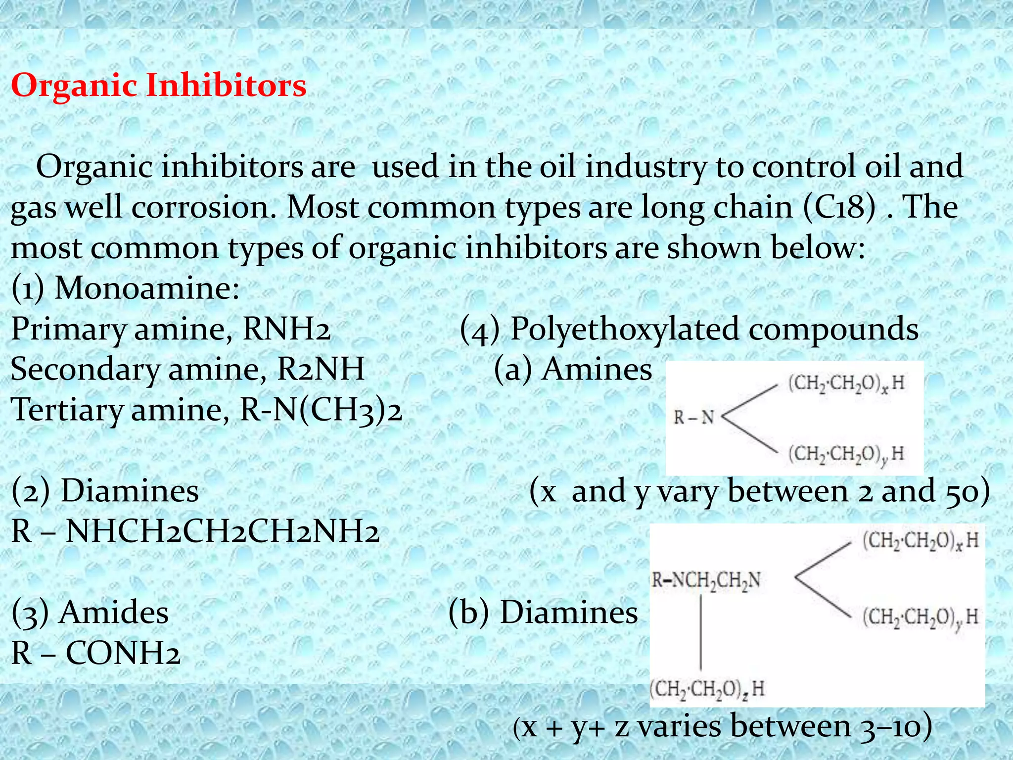 Corrosion control by inhibitor | PPTX