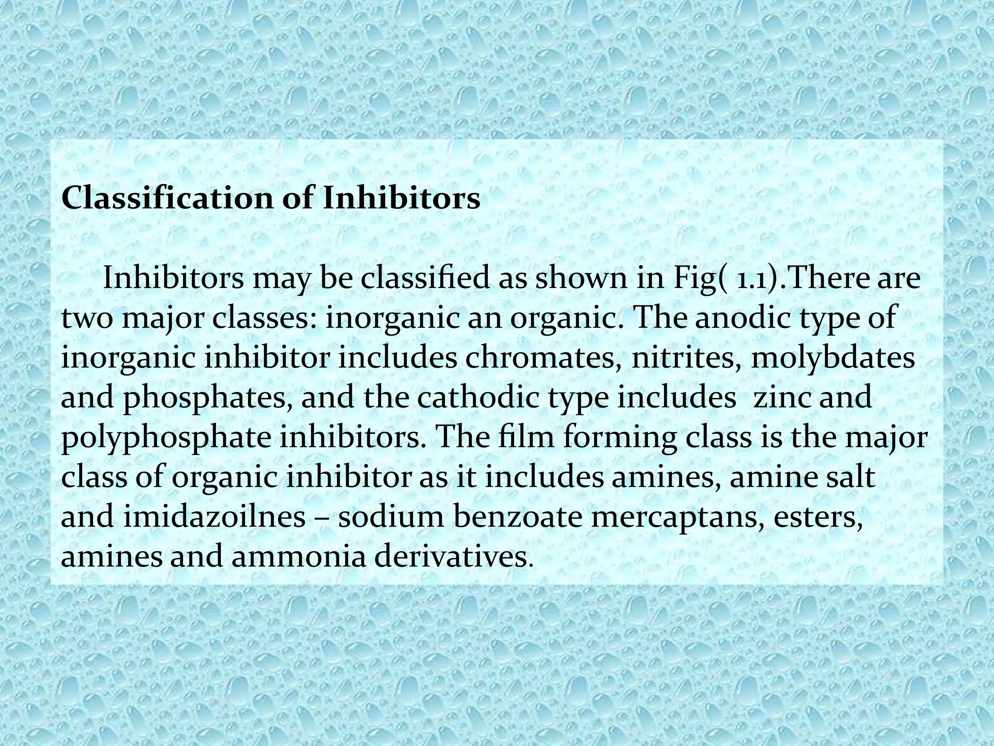 Corrosion control by inhibitor | PPTX