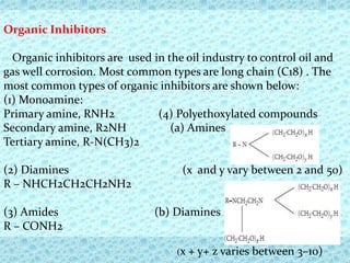 Corrosion control by inhibitor | PPTX