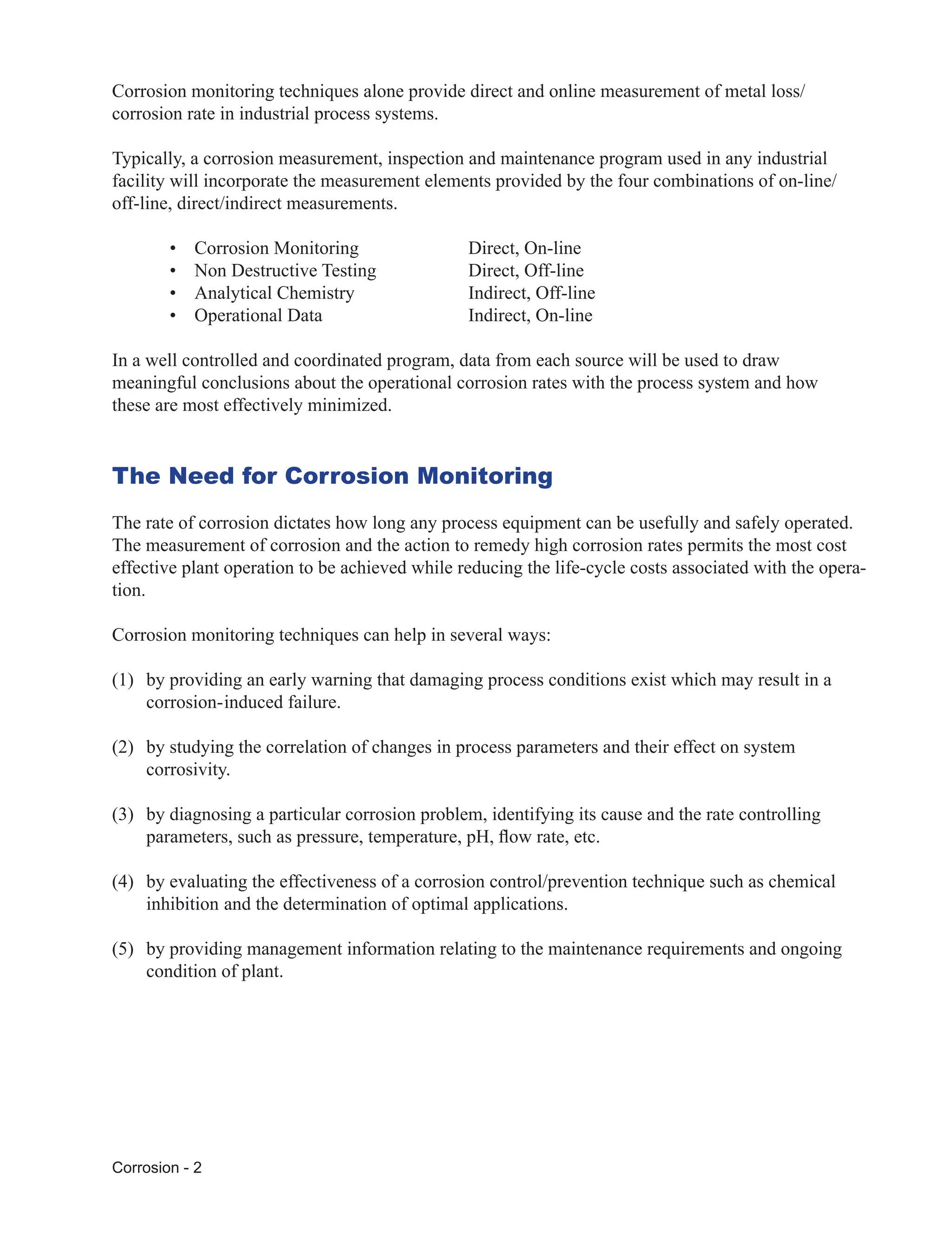 Corrosion detection | PDF