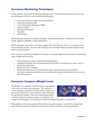 Corrosion detection | PDF