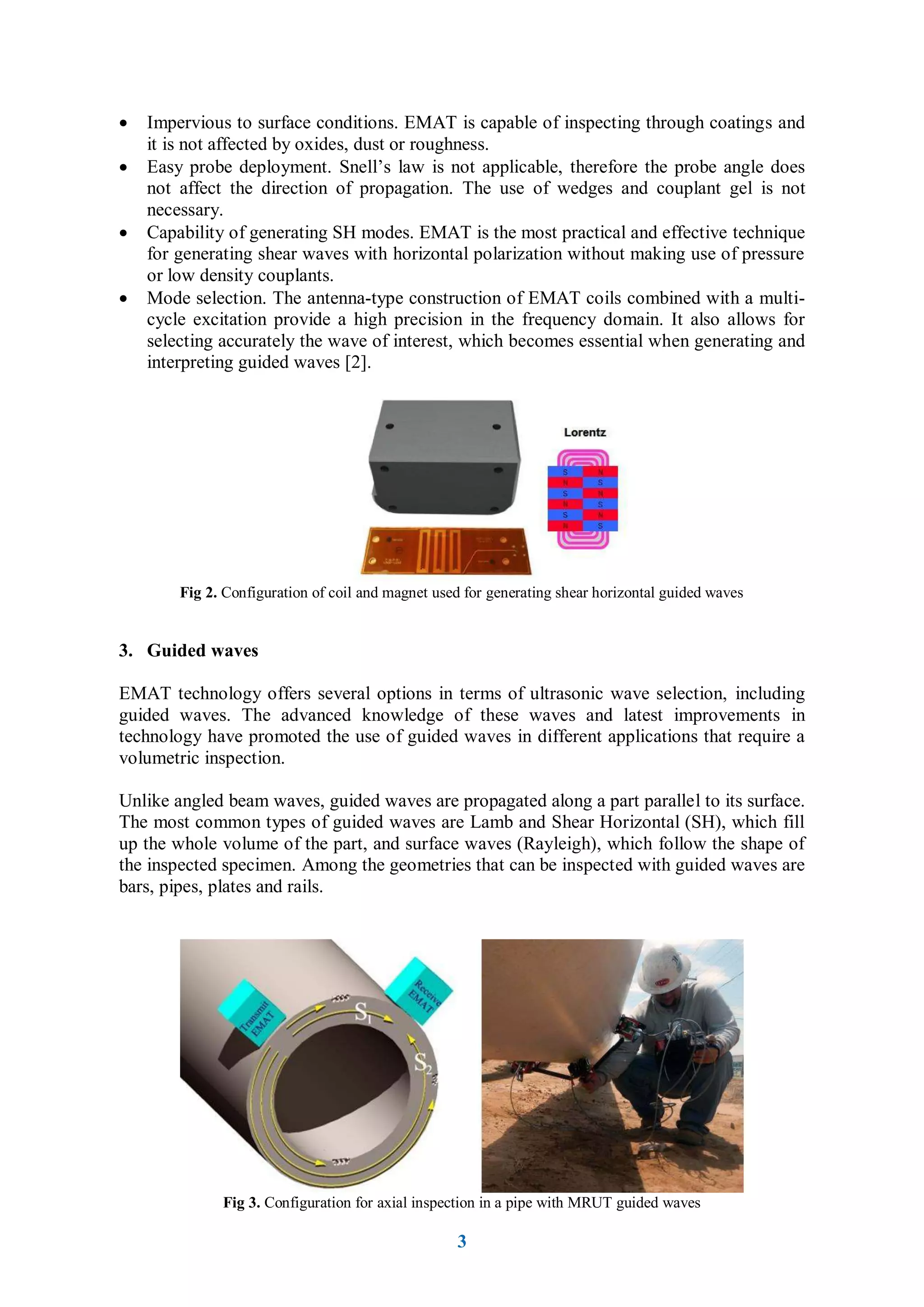 Corrosion detection under pipe supports using EMAT Medium Range Guided Waves | PDF