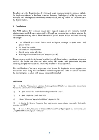 Corrosion detection under pipe supports using EMAT Medium Range Guided ...