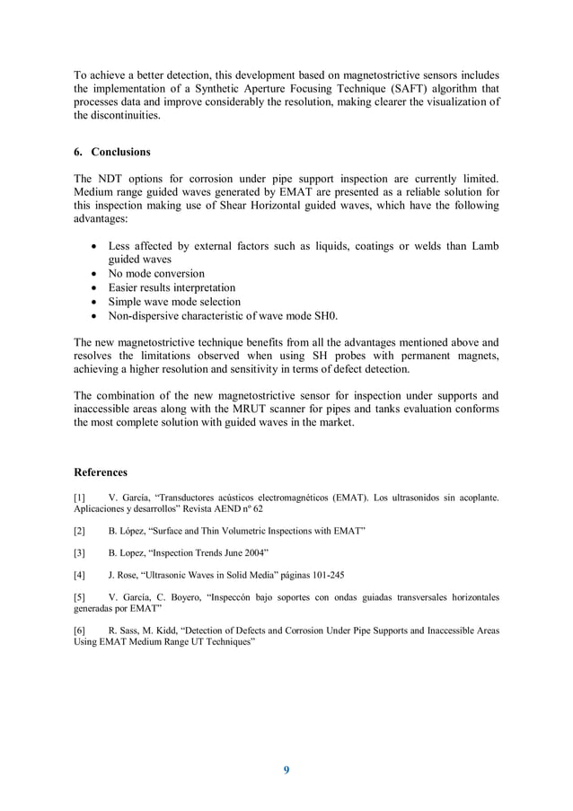 Corrosion Detection Under Pipe Supports Using Emat Medium Range Guided Waves Pdf
