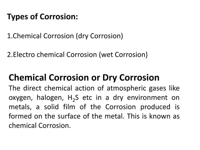 CORROSION ENGINEERING.pptx | Chemistry | Science