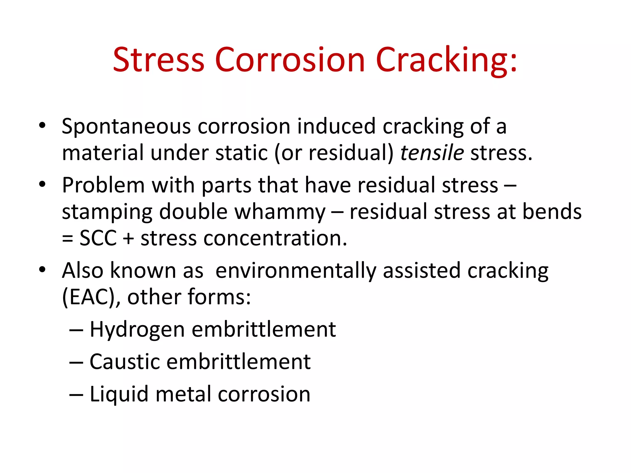 Corrosion failures | PPTX